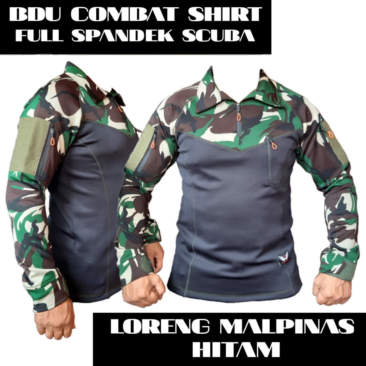 Kaos Army Pria Keren Baju Berburu Baju Loreng Pria Army Baju PDL Loreng TNI Kaos Tactical Pria ...