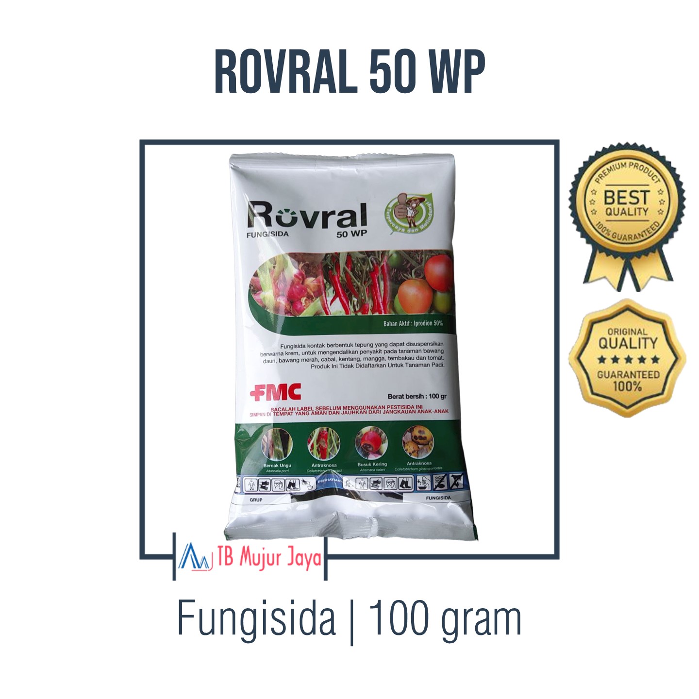 Fungisida ROVRAL 50 WP 100 gram | Lazada Indonesia
