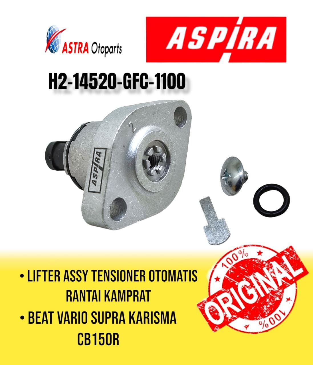 LIFTER ASSY TENSIONER TONJOKAN OTOMATIS STELAN RANTAI KAMPRAT KETENG ...