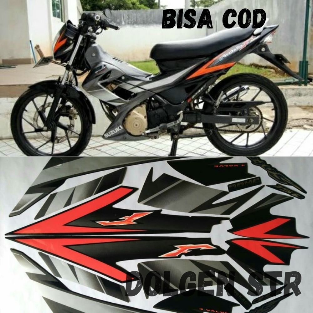 Striping Decal Stiker Motor Satria FU 2007 2008 Sticker Satria F150 f ...