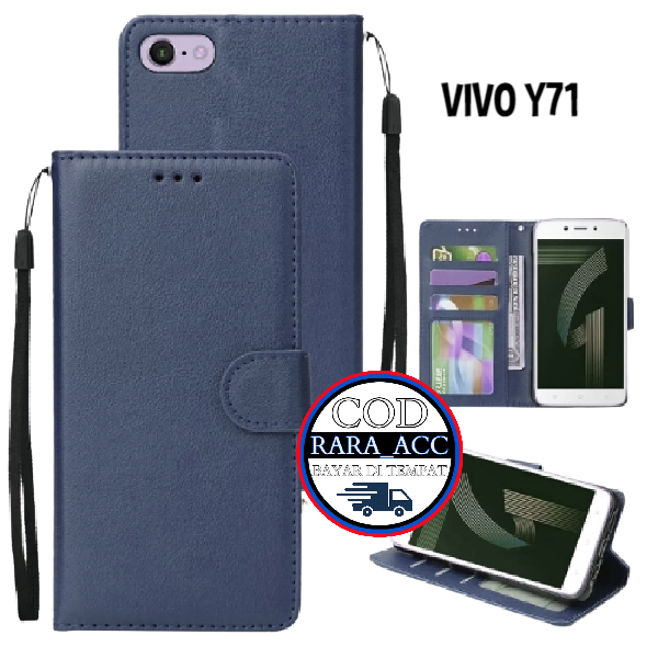 CASE DOMPET VIVO VIVO Y71 LEATHER CASE PREMIUM-FLIP WALLET CASE KULIT ...