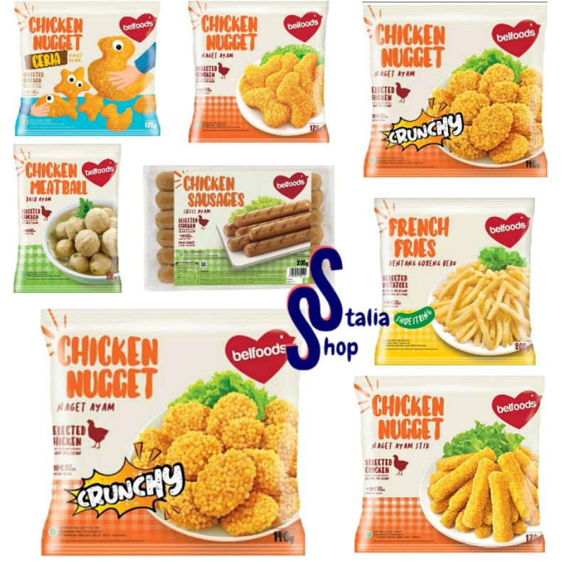 PROMO Paket Hemat Belfoods Kentang Sosis Nugget Bakso Ayam | Lazada ...