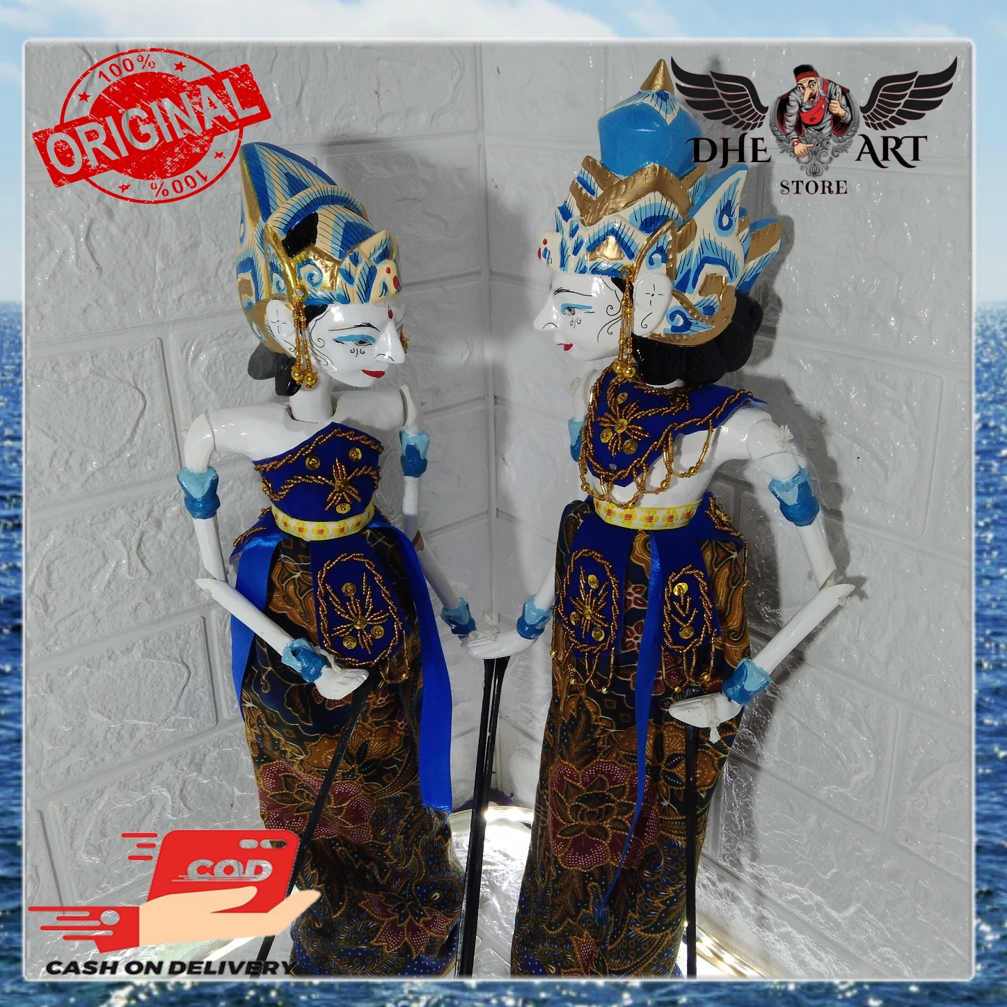 Wayang Golek Rama Dan Sinta 45cm Kualitas Bagus Halus | Lazada Indonesia