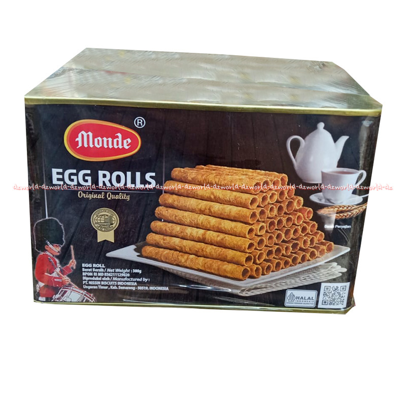 Monde Egg Roll 300gr Kemasan Kaleng Wafer Eggroll Serena Monde Wafer Stick Waffer Stik Lebaran ...