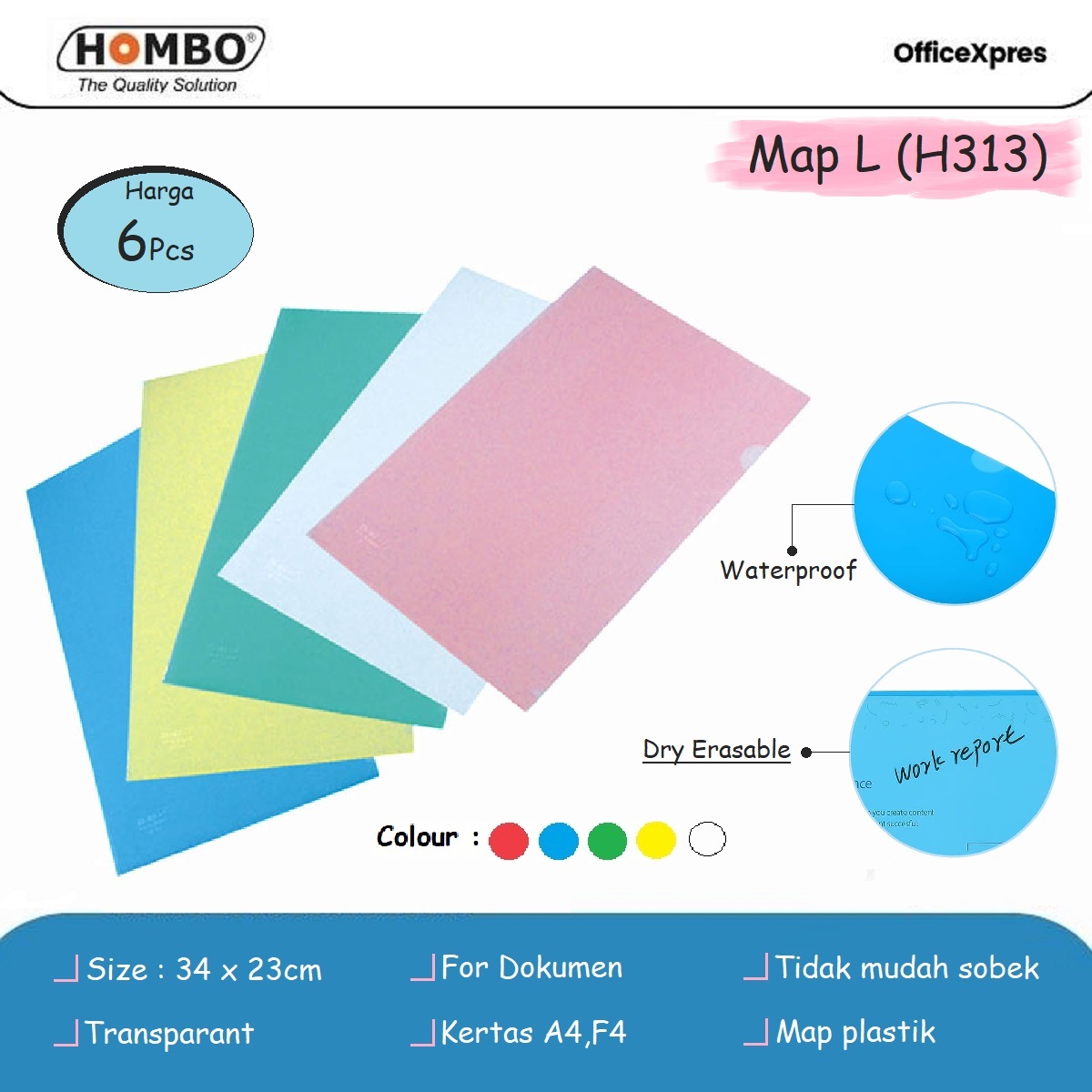 Map L A4 / Map Bening / Clear Sleeves H-313 / Clear Holder / Map ...