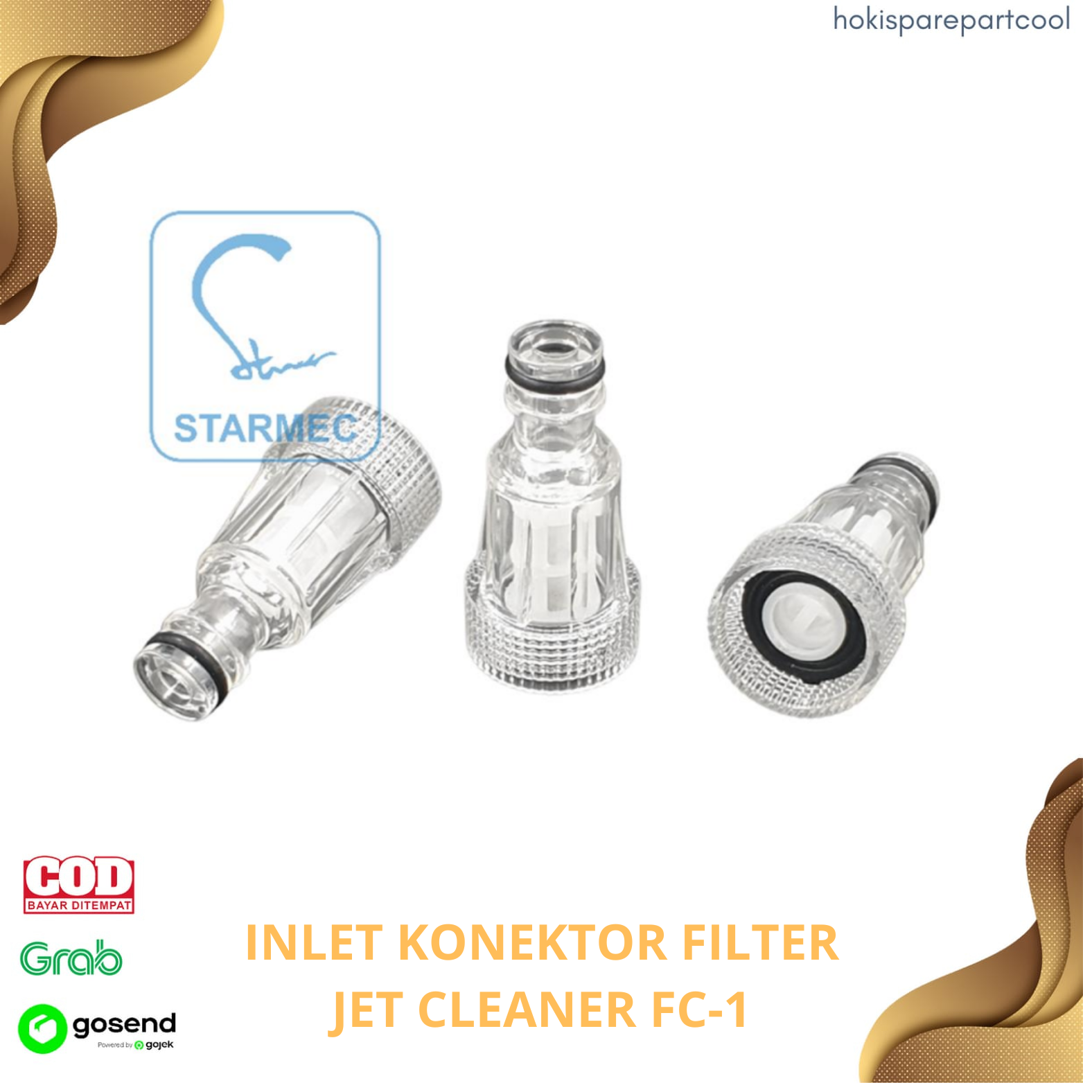 INLET KONEKTOR FILTER JET CLEANER / SARINGAN FILTER AIR UNTUK JET ...