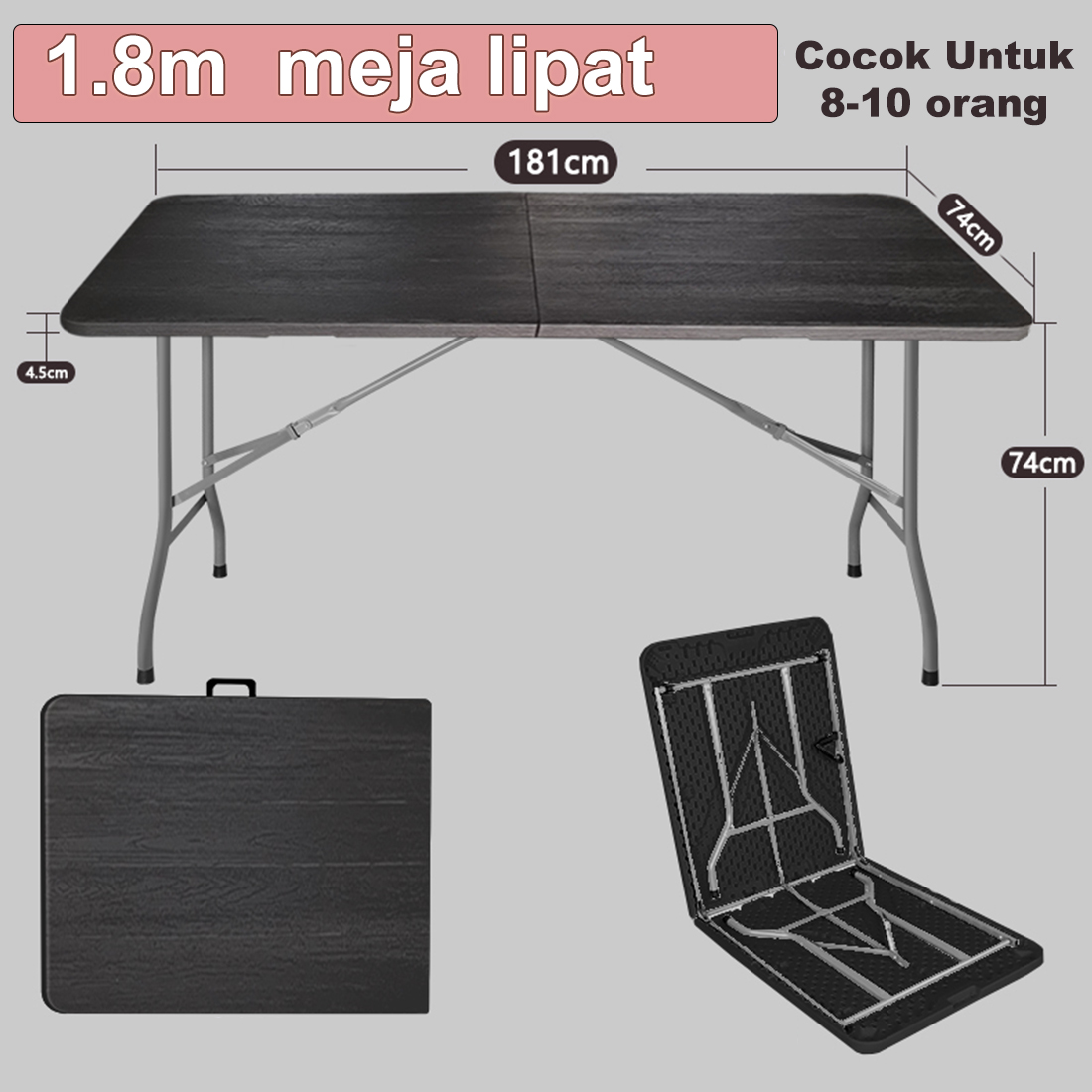Meja Lipat Panjang Meja Portable Meja Makan Meja Belajar Meja Komputer ...
