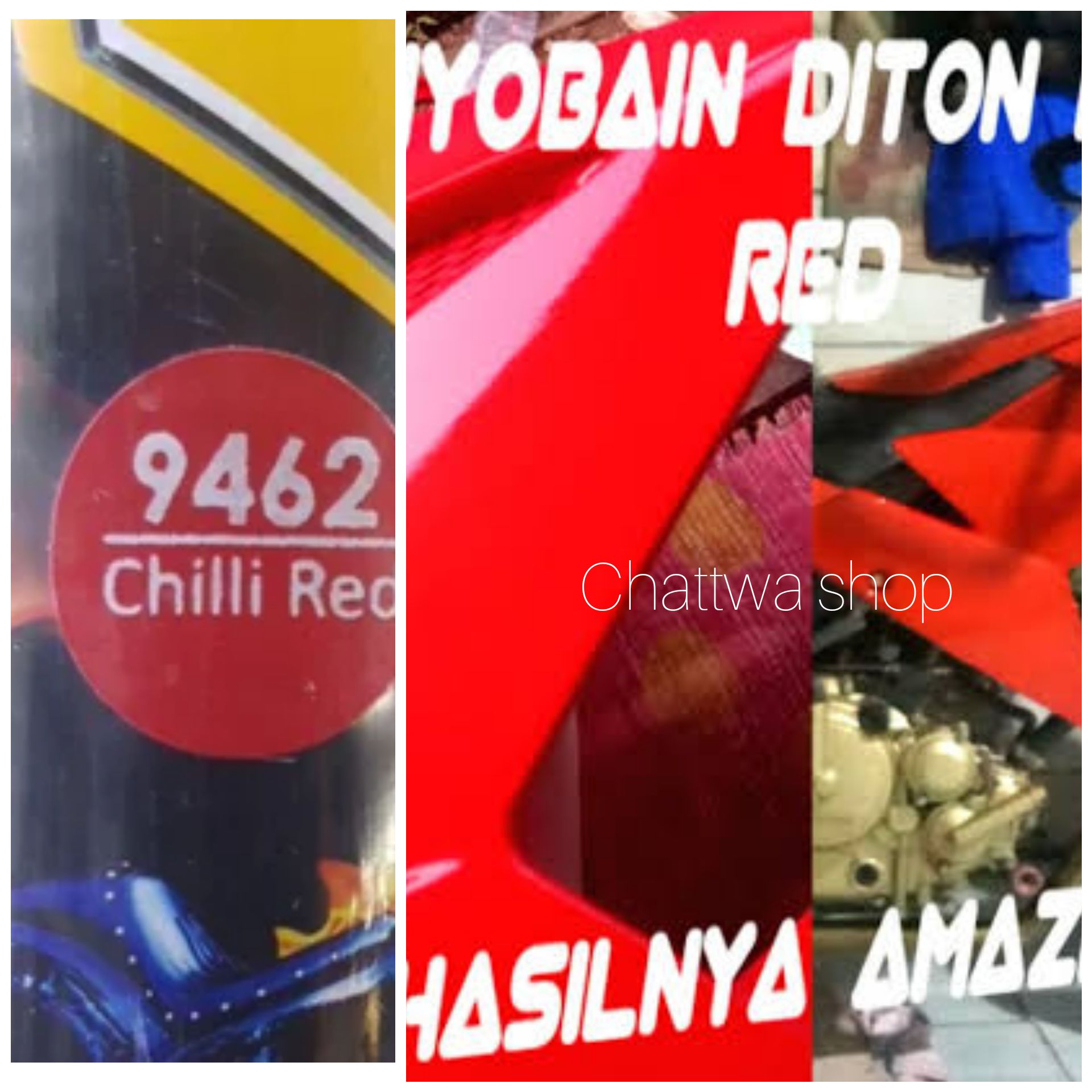 Pylox DITON Premium chilli red/merah cat merah mengkilap diton merah ...