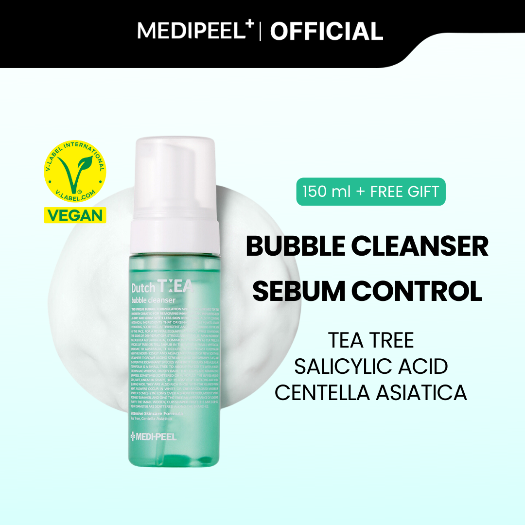 [MEDIPEEL Official] DUTCH TEA BUBBLE CLEANSER (Calming Soothing Acne ...