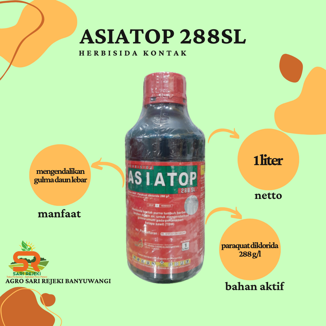 ASIATOP 288SL 1L HERBISIDA KONTAK | Lazada Indonesia