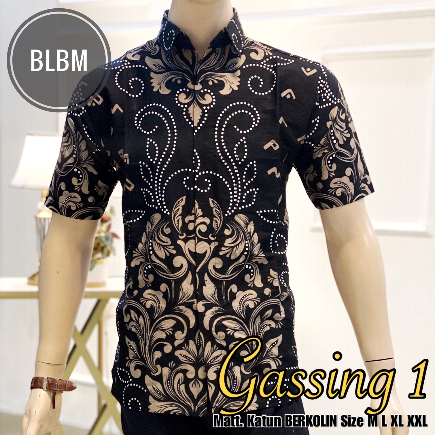 Batik Lontara Kode Gassing 1 Gassing 2 Batik Makassar Batik Bugis Batik Lanang by Mamez | Lazada ...