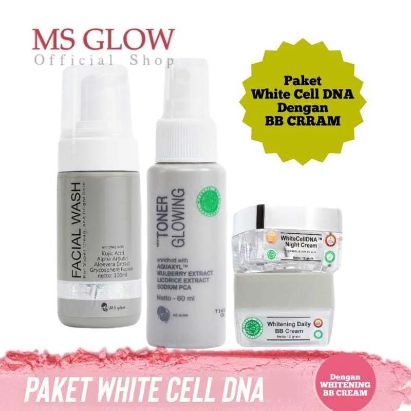 Paket Ms Glow - Whitening Series - Luminous - Ultimate - Acne - Isi 4 Item - Ms Glow Whitening ...