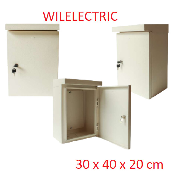 IONEE Box panel listrik topi outdoor 30 x 40 x 20 / 30x40x20 cm besi ...