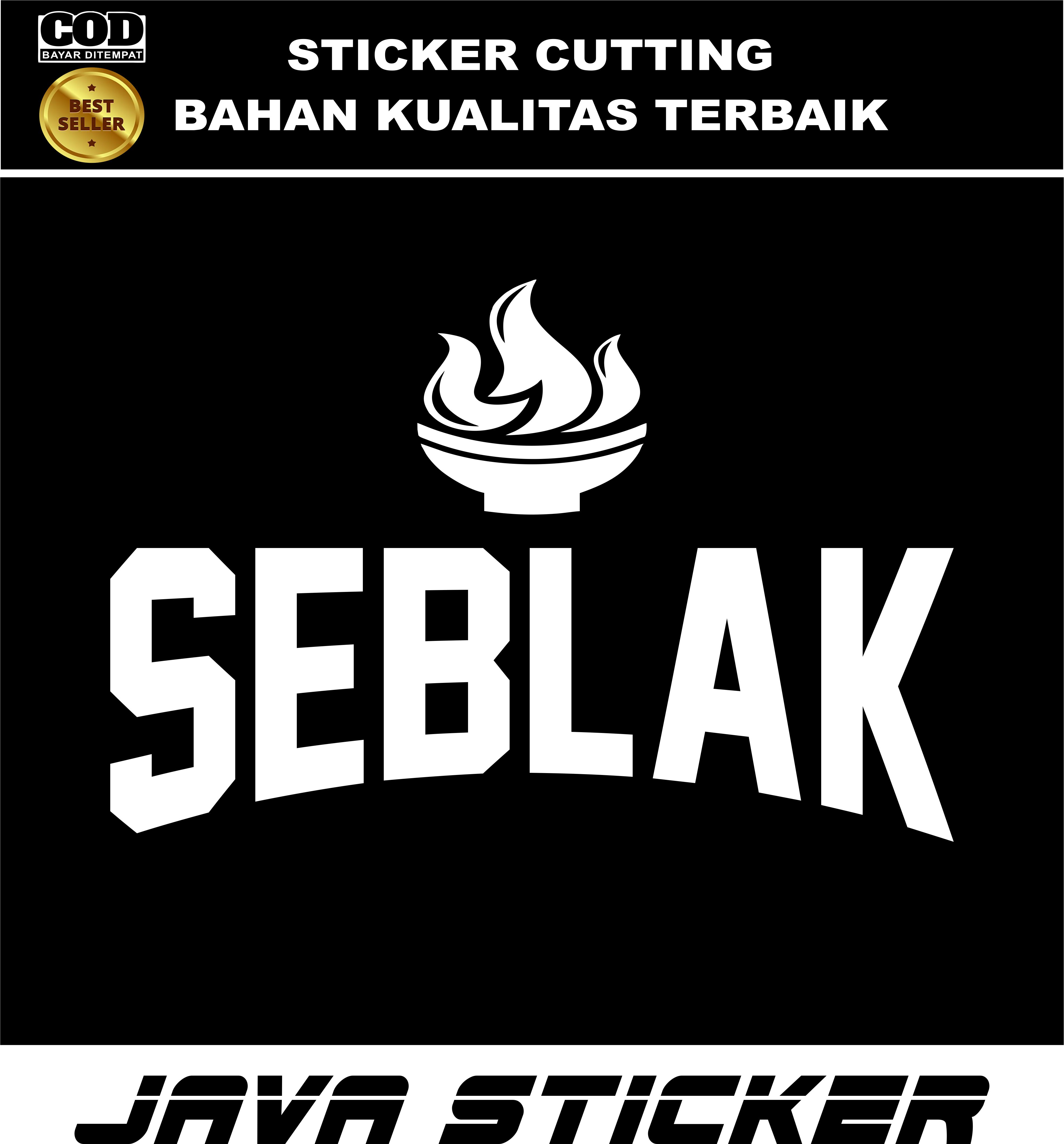 stiker cutting variasi kaca etalase/gerobak SEBLAK | Lazada Indonesia