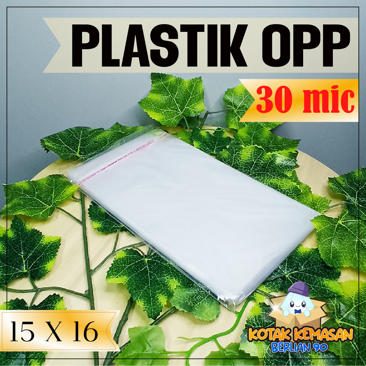 Plastik opp 30 micron 15x16 cm /Plastik seal/plastik kemasan 15x16 cm 30 micron | Lazada Indonesia