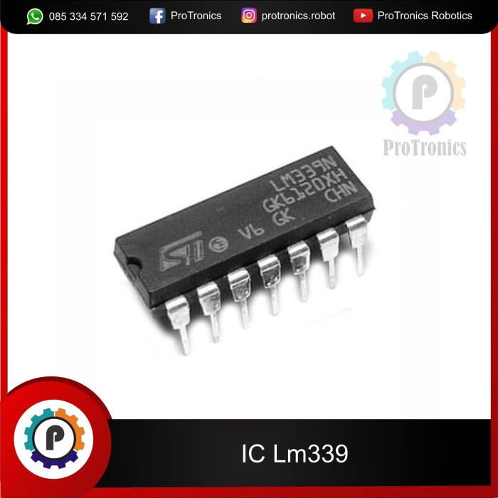 IC LM339 LM 339 Quad Comparator DIP | Lazada Indonesia