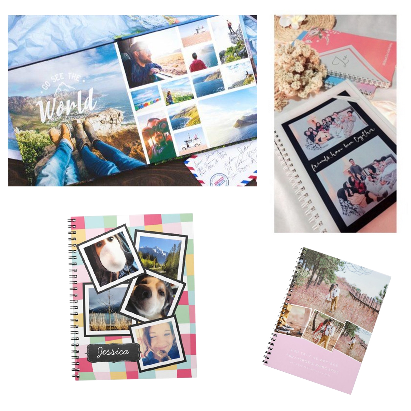 Photobook Custom A6 Spiral 30 Photo Cetak Photo Album Foto Abums ...