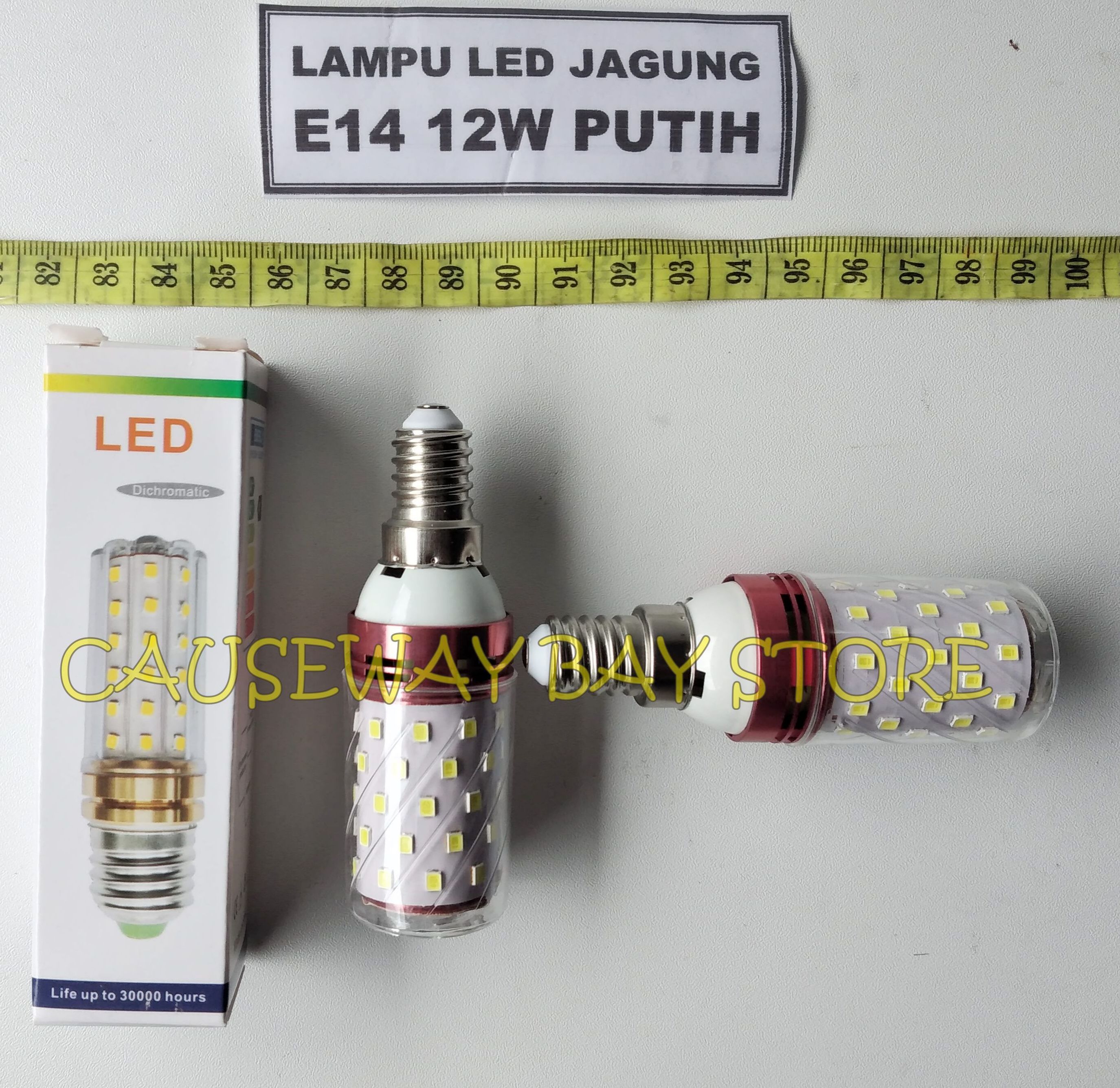 LAMPU LED JAGUNG E14 12W PUTIH | Lazada Indonesia