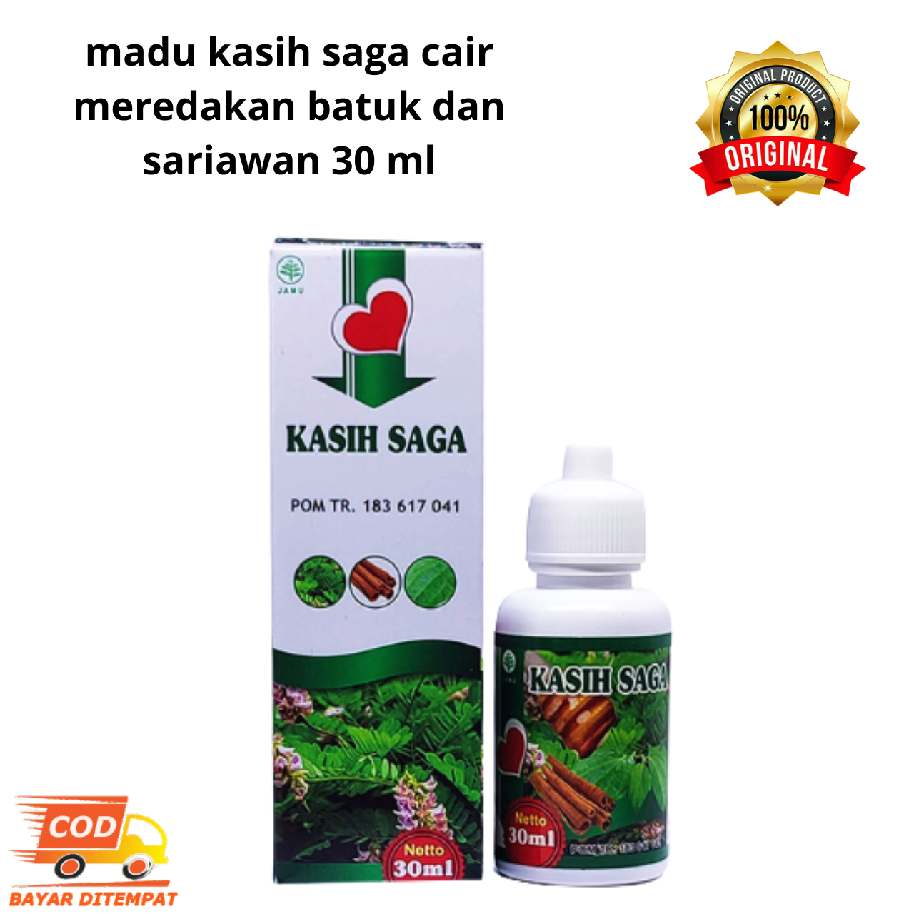 Madu Saga Cair Plus Pegagan Kayu Manis Daun Sirih Herbal Sariawan Dan ...