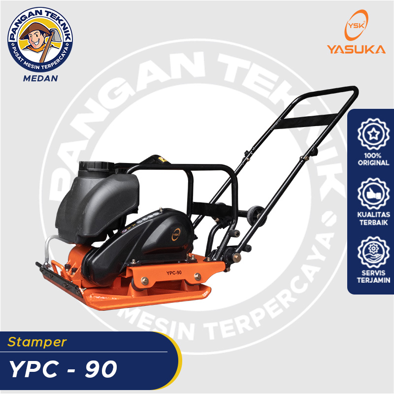 MESIN PEMADAT TANAH | PLATE COMPACTOR YPC90 | MESIN KONTRUKSI YASUKA ...