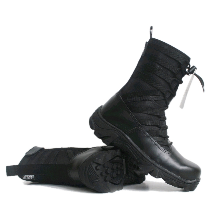 SEPATU NINJA WEBING MILITERY BOOTS SAFETY PDL PDH TNI 10 INCHI BLACK ...