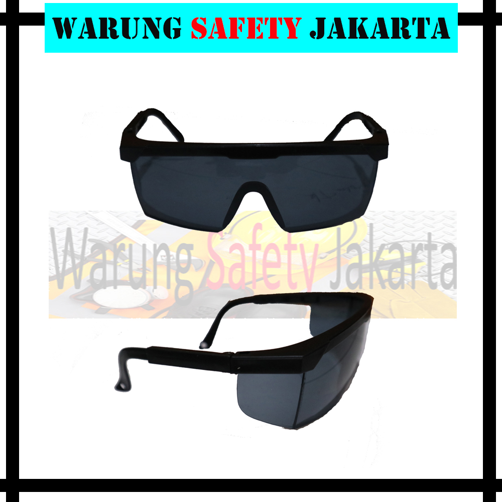 Safety Google Kacamata Safety Gerinda Las Hitam | Lazada Indonesia