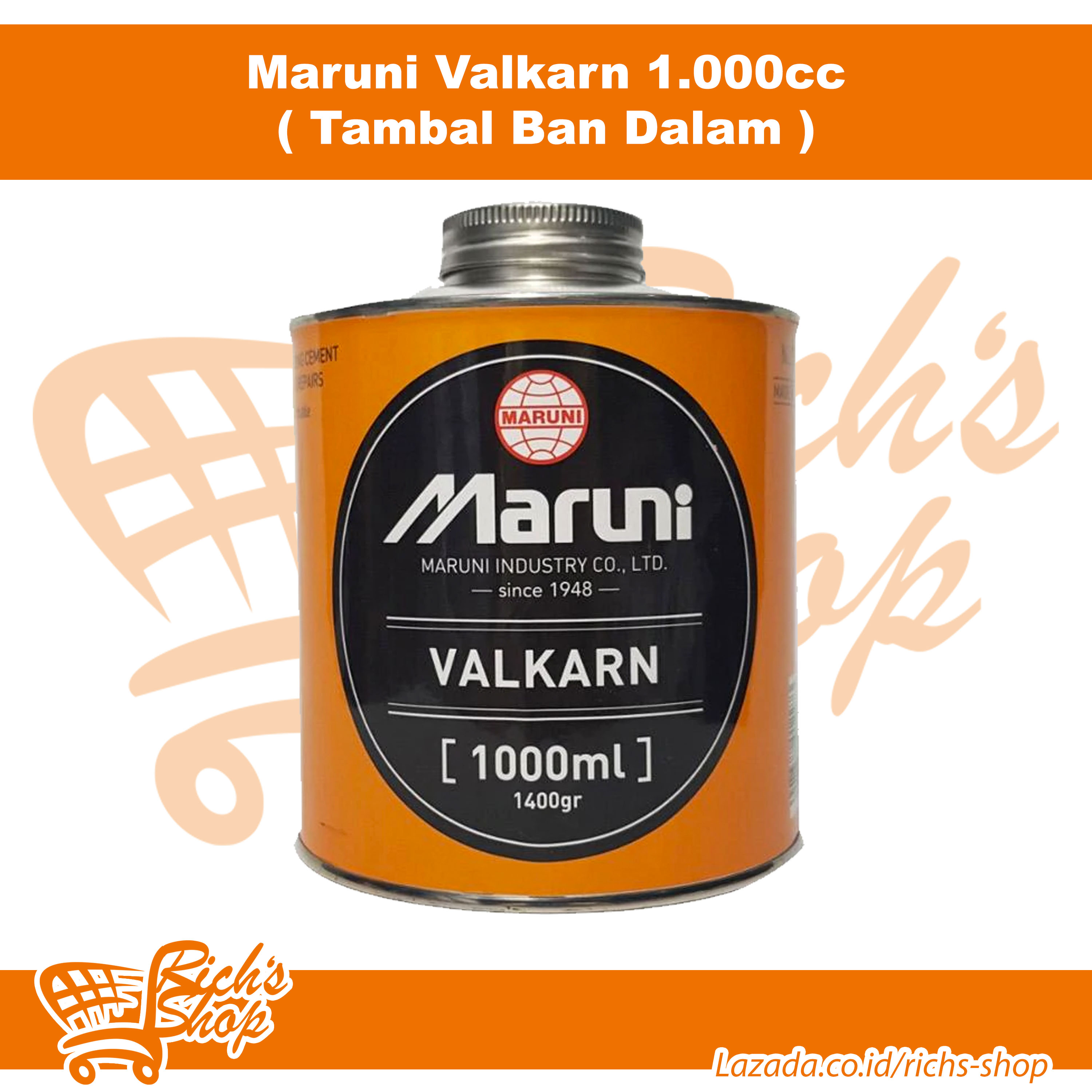 Lem Tambal Ban Tip Top Maruni Valkarn 1000cc | Lazada Indonesia