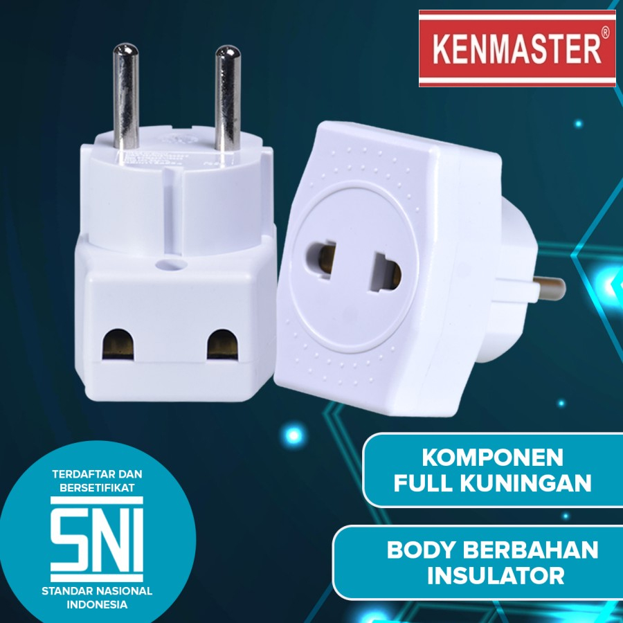 Kenmaster Steker T 3 Lubang / Plug Adaptor L009 | Lazada Indonesia