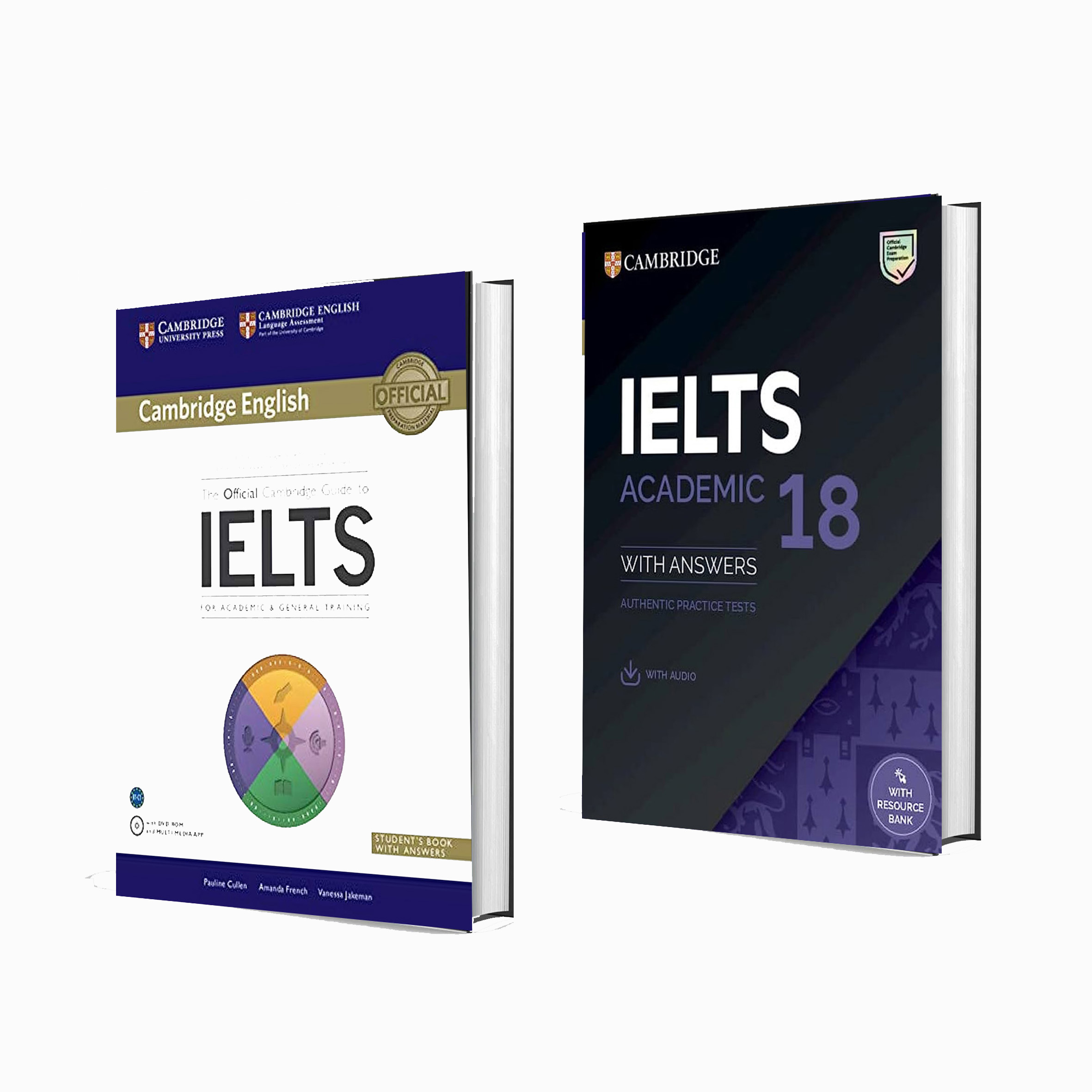 Paket 2 Buku Ielts Official & academic 18 with audio | Lazada Indonesia