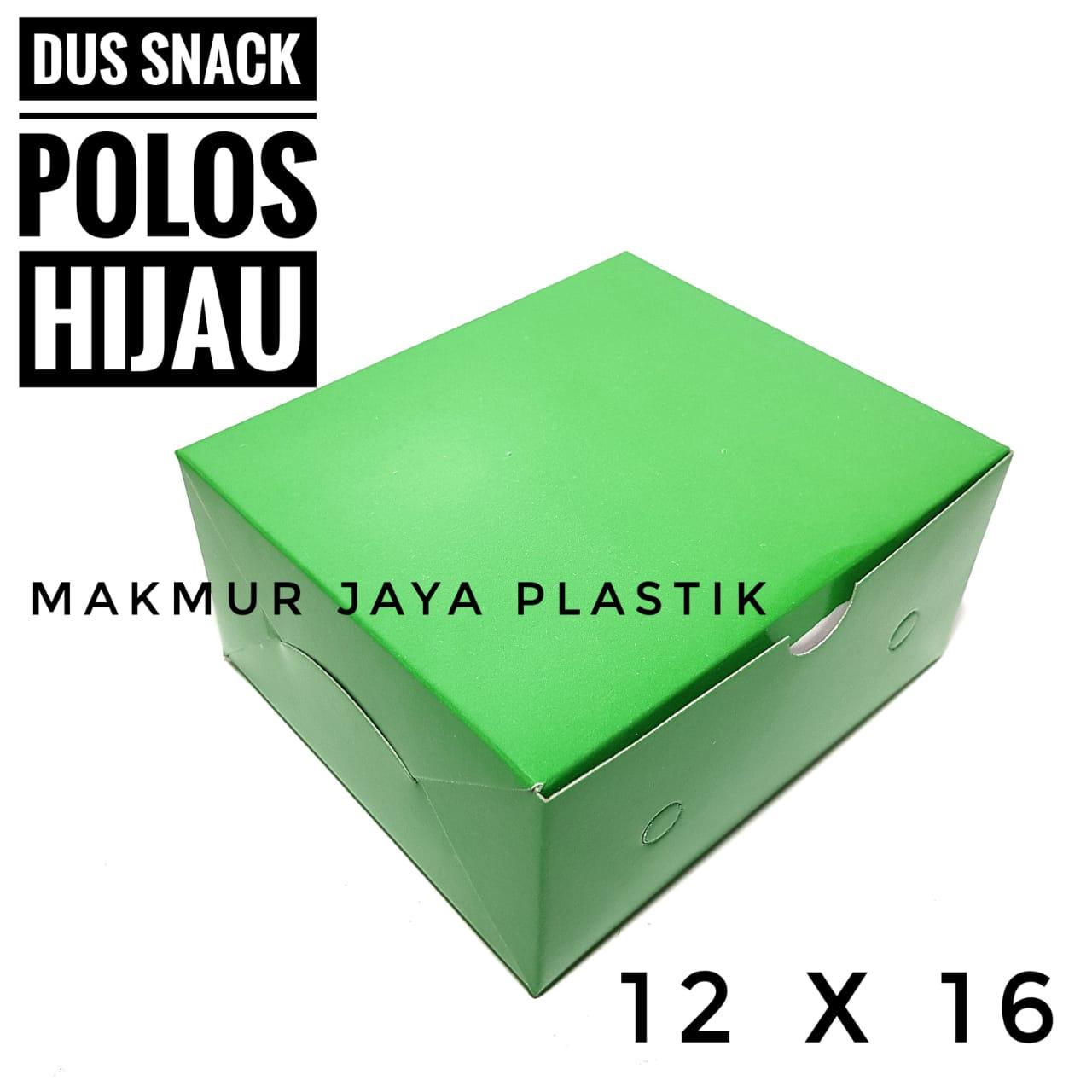 DUS SNACK POLOS HIJAU UKURAN 12 x 16 ISI 10 PC | Lazada Indonesia