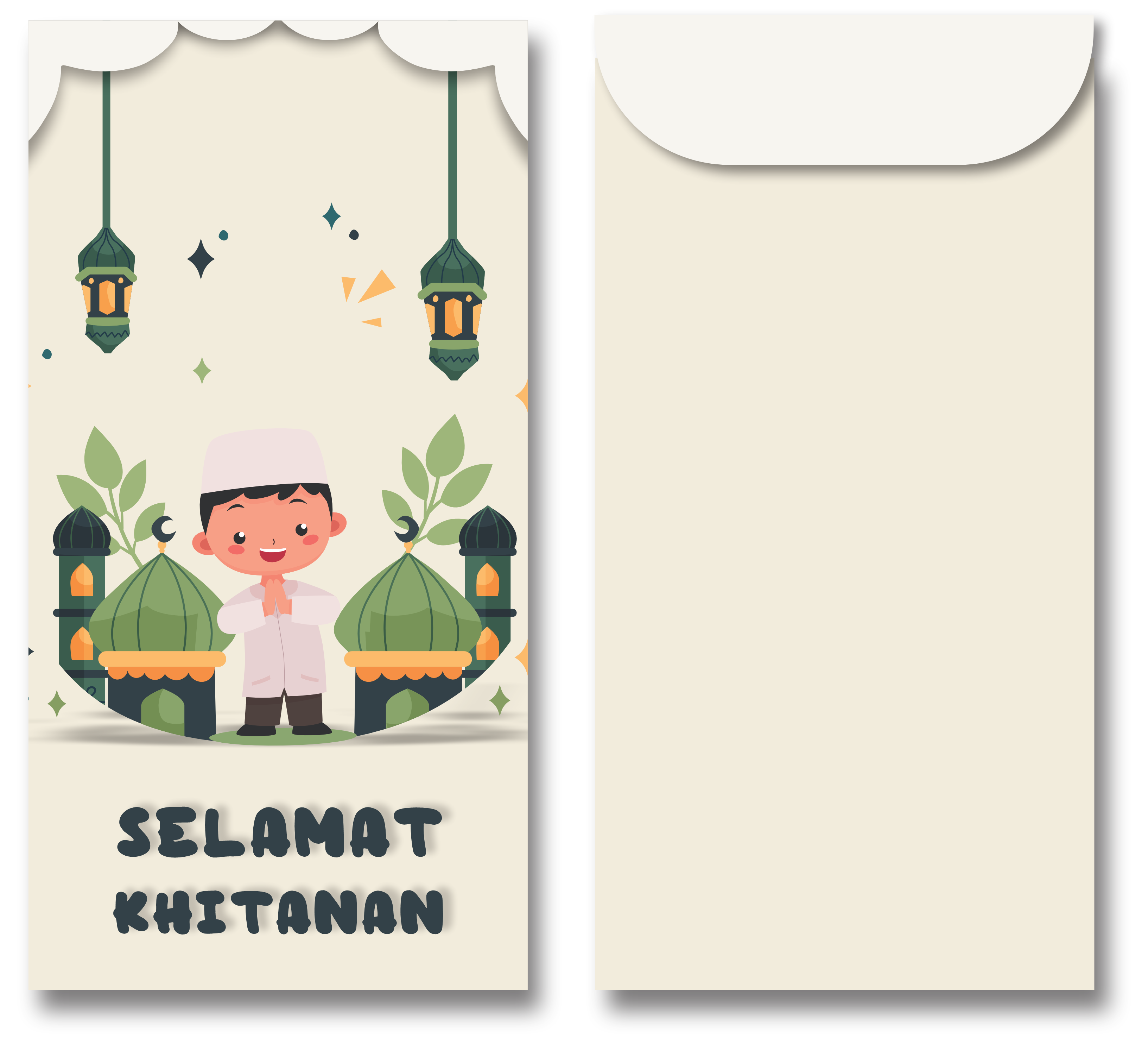 Amplop Khitan Angpau Khitanan Amplop Selamat Khitan / Sunat Custom ...