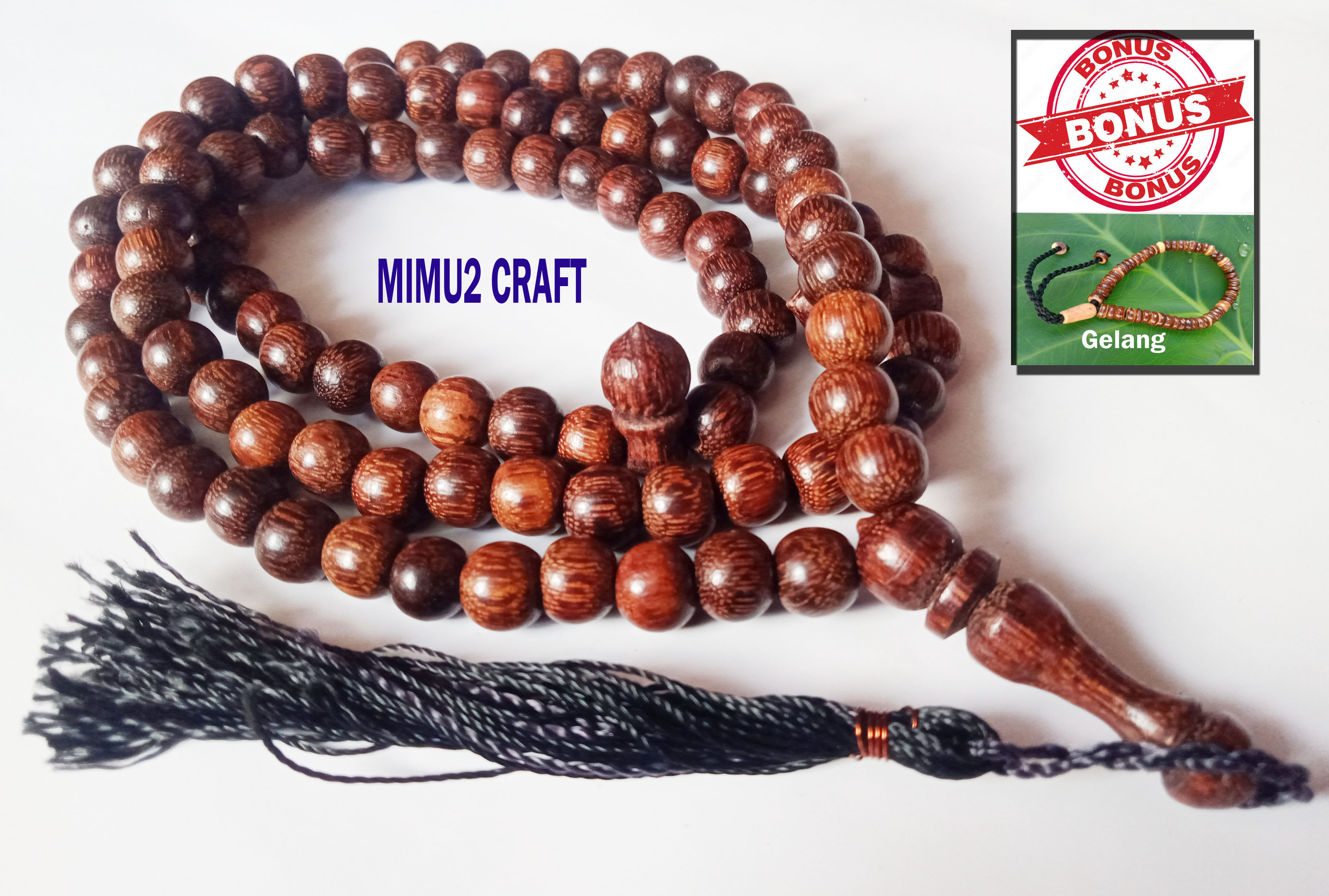 Tasbih Kayu Galih Asem Ukuran 7 MM | Lazada Indonesia