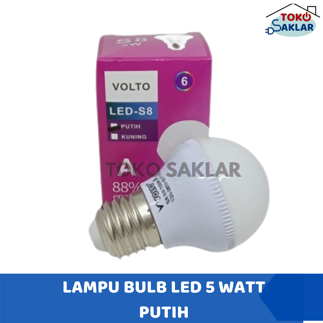 Lampu Led 5 Watt Bulb Murah - Putih | Lazada Indonesia