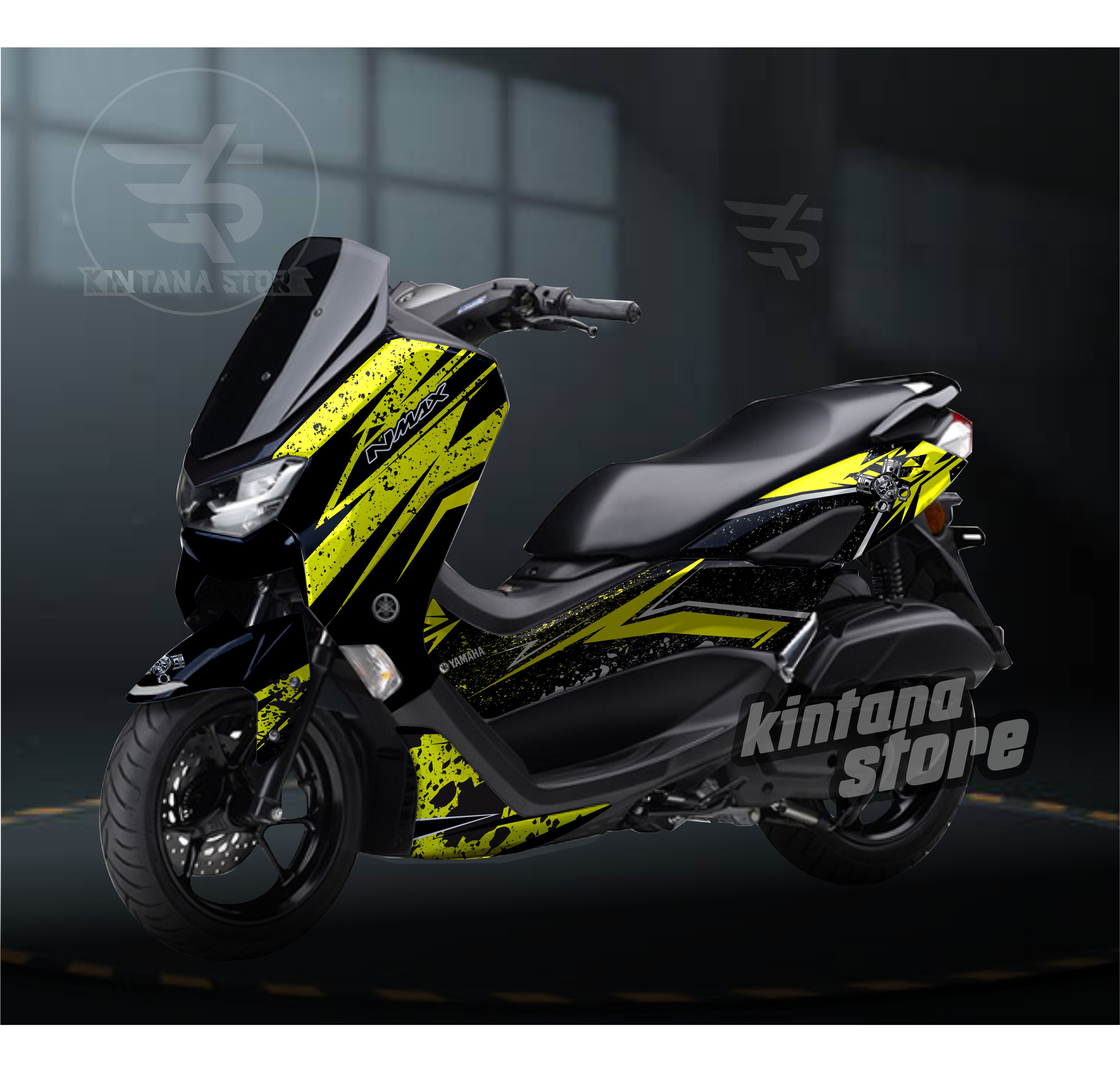 Sticker Nmax motif poligon decal Yamaha nmax keren fullbody / Sticker ...