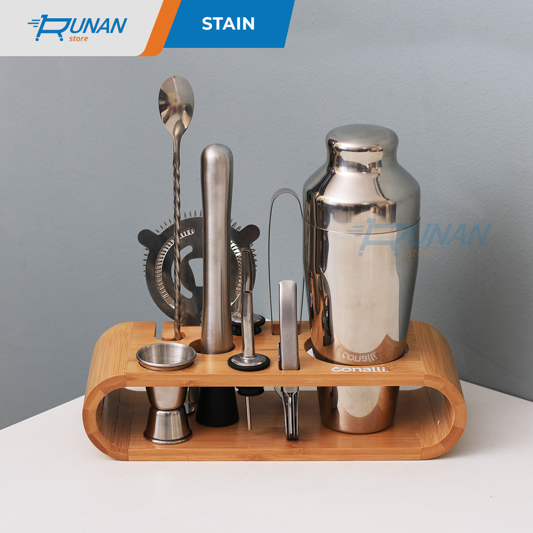 Cocktail Shaker Set 550ml - Alat Bartender Kit 10in1 Cocktail Maker ...