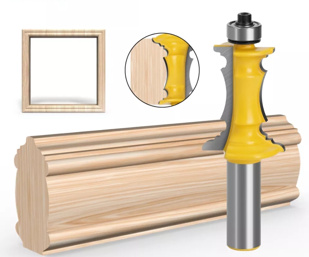 Mata Profil Router Molding Bingkai Kayu List Laci Lemari shank 1/2 ...