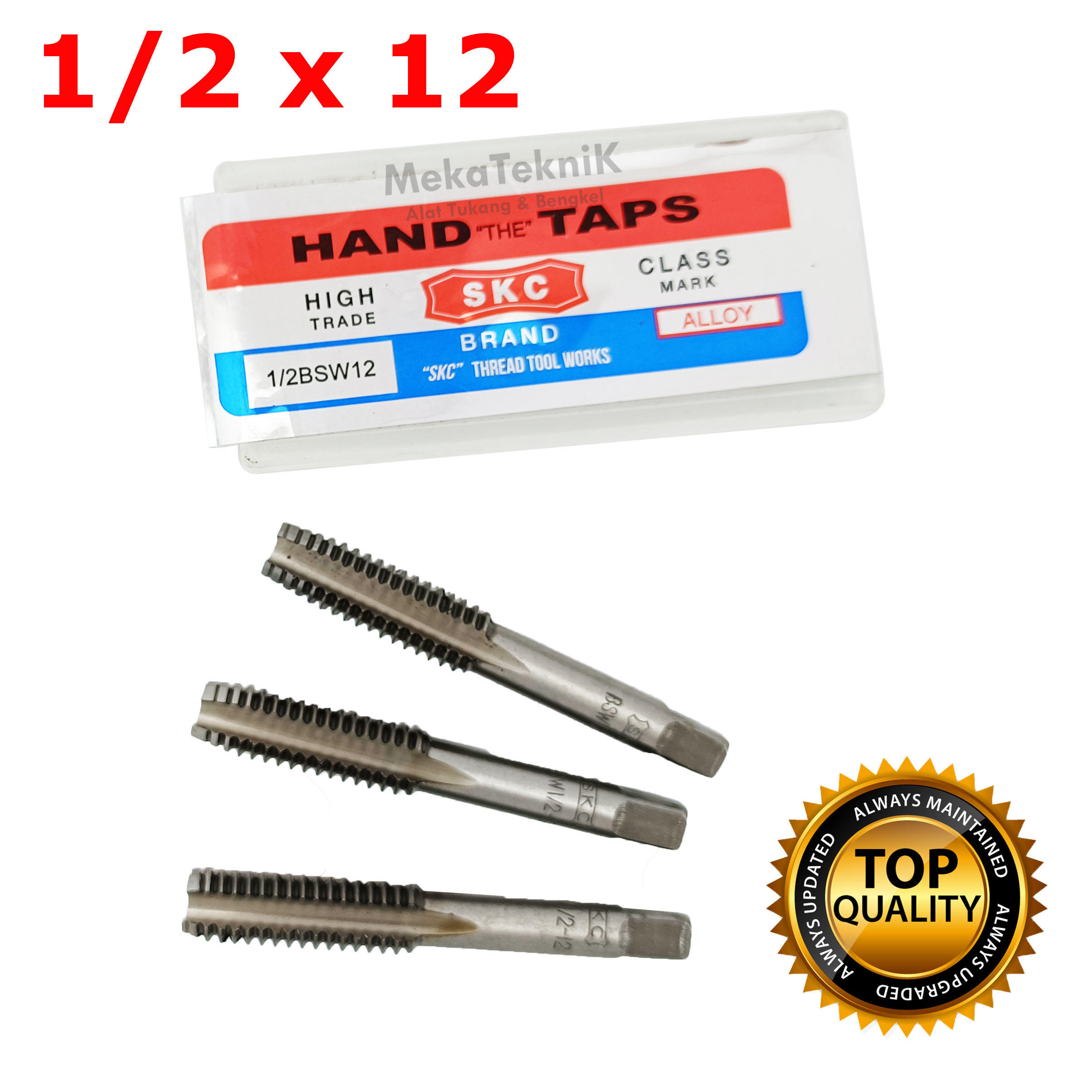 SKC HAND TAP 1/2 X 12 - MATA TAP DRAT SKC 1/2 BSW 12 | Lazada Indonesia