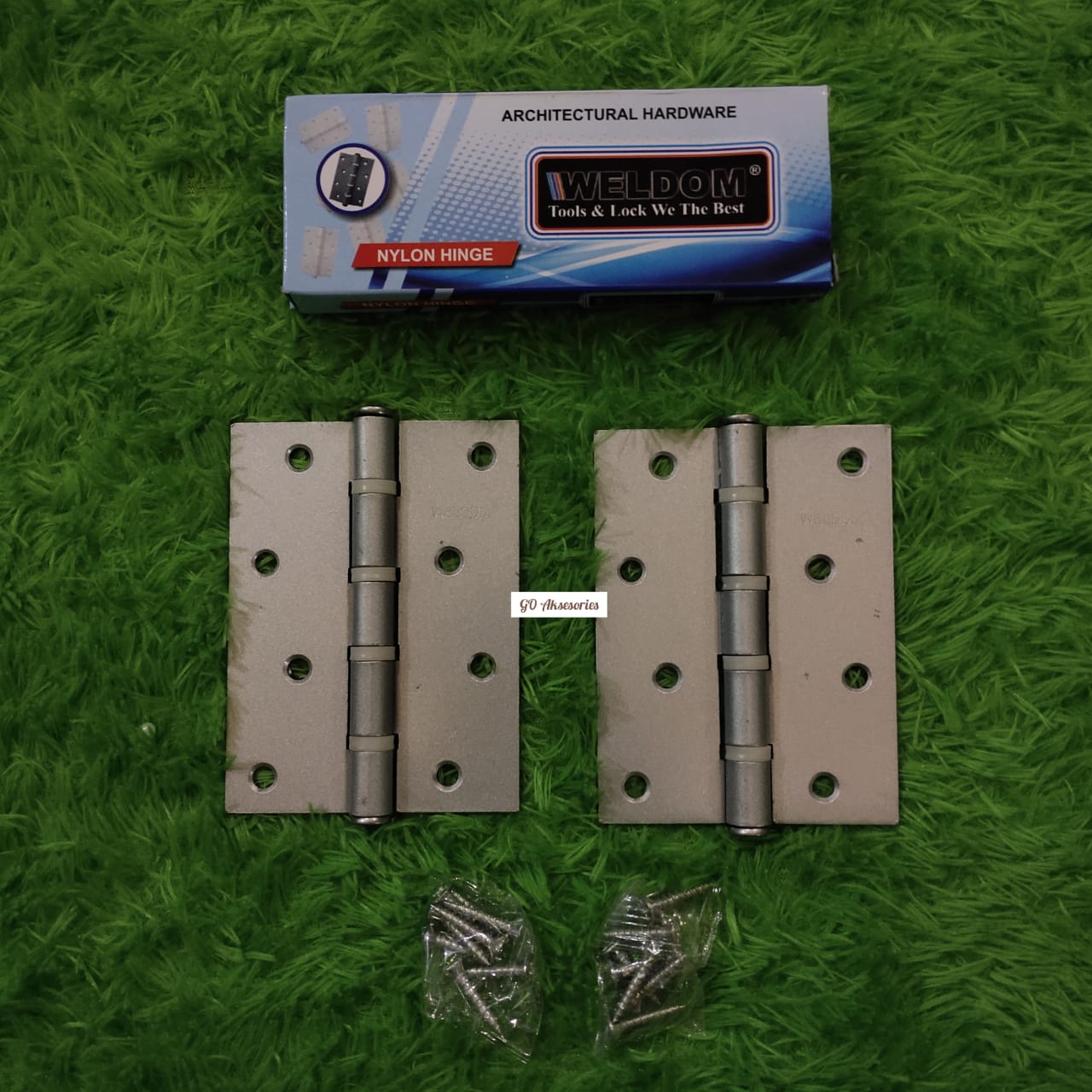 ENGSEL KUPU - KUPU NYLON 4 INCH ENGSEL PINTU ALUMINIUM WELDOM | Lazada ...