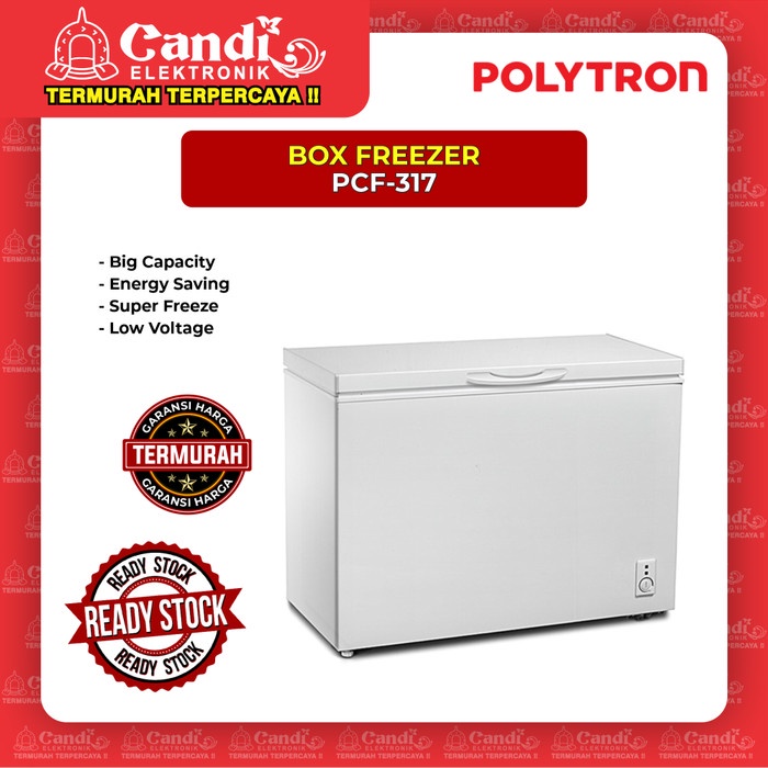 BOX FREEZER 300 LITER POLYTRON PCF-317 | Lazada Indonesia