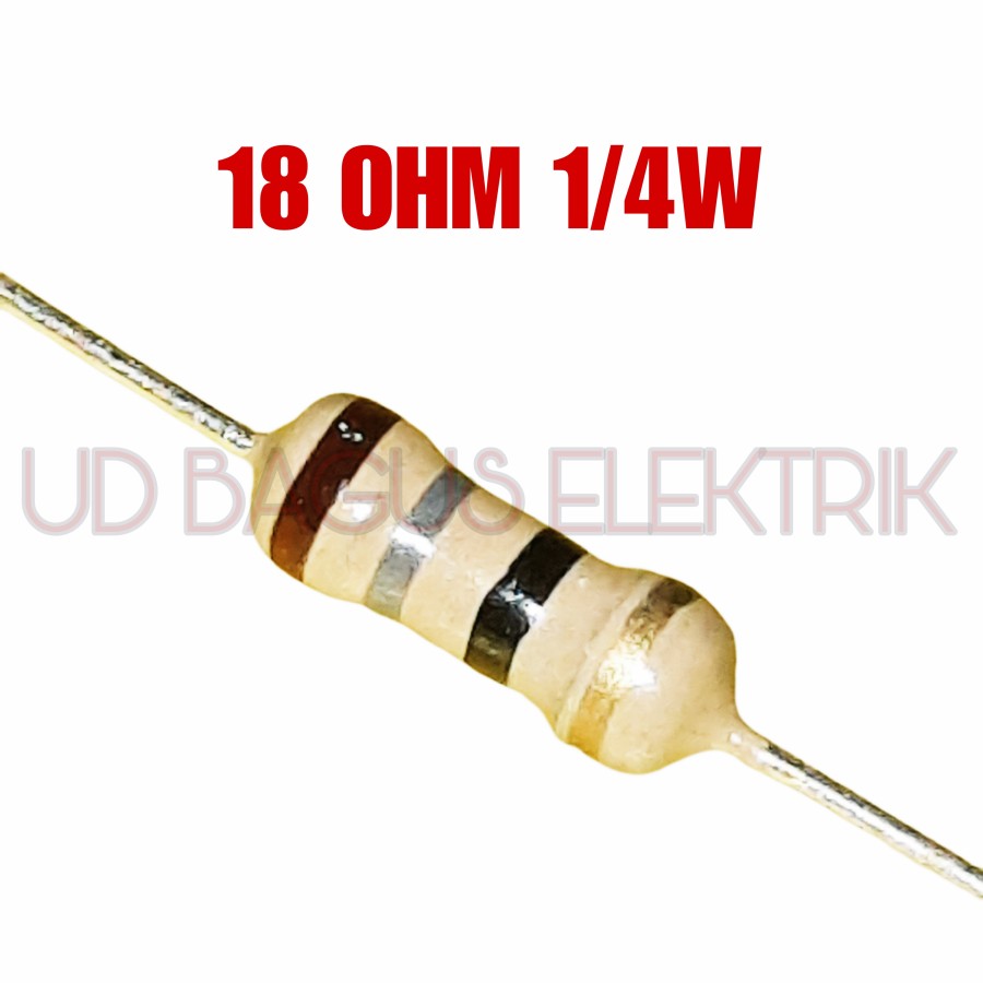 100X RESISTOR 18 OHM 1/4W - DAPAT 100 PCS RESISTOR | Lazada Indonesia