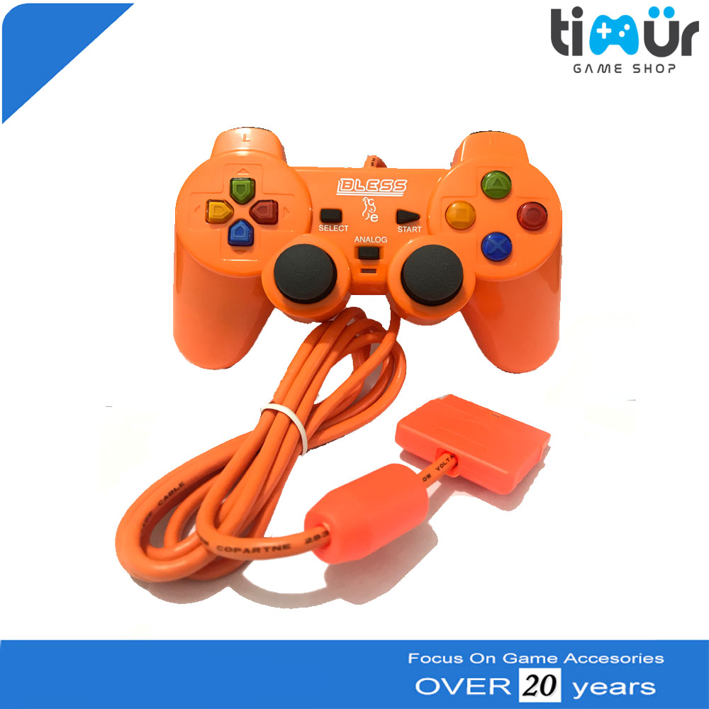 Stik Stick PS2 Semi Ori Original Tombol Xbox Bless Warna Orange ...