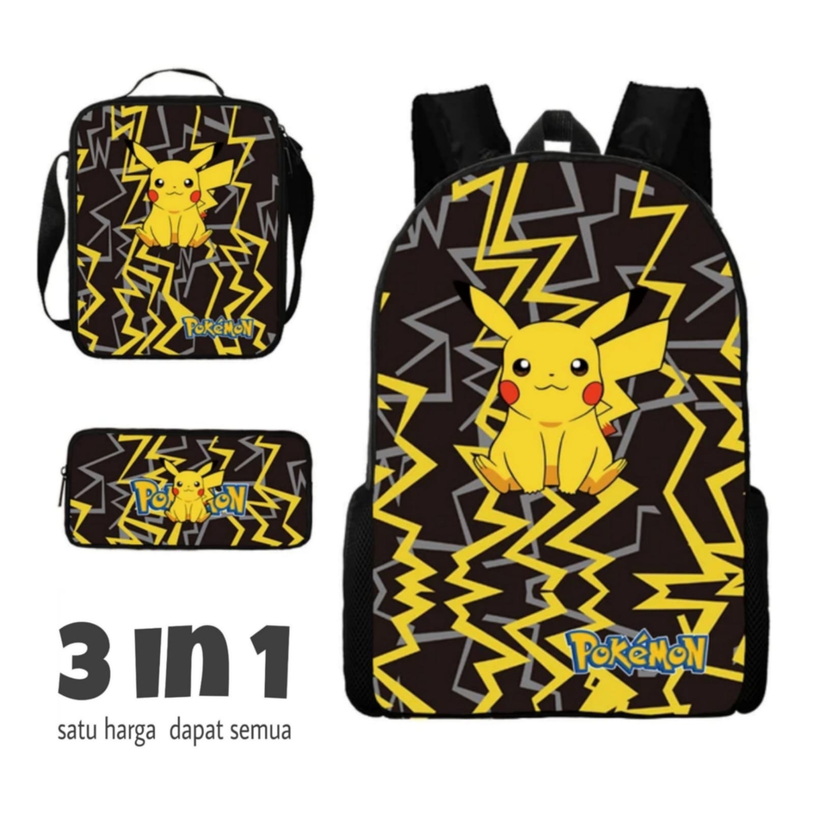 tas anak gambar pokemon - tas sekolah anak sd laki-laki - tas anak ...