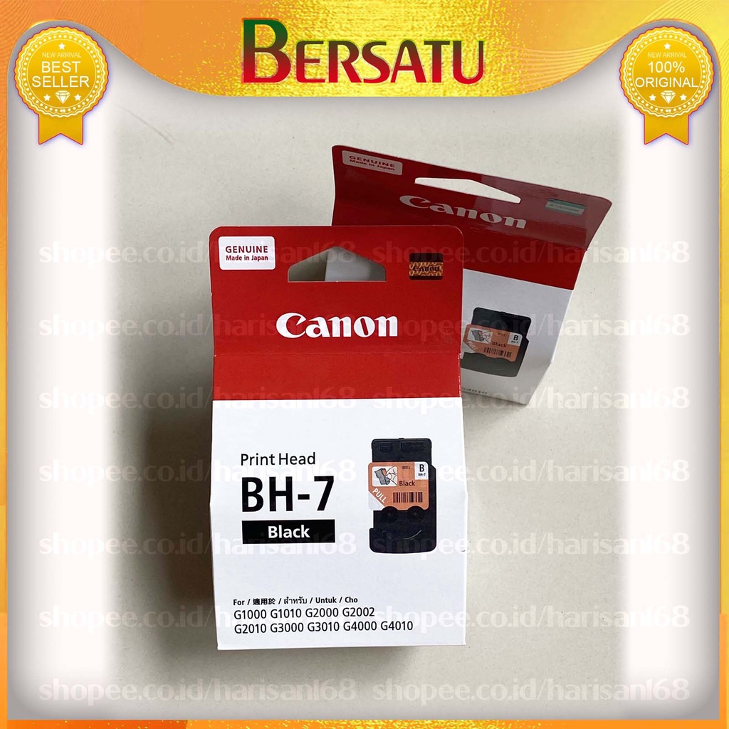 Cartridge Head Canon BH 7 / BH7 Black Untuk Printer G1000 G1010 G2000 ...