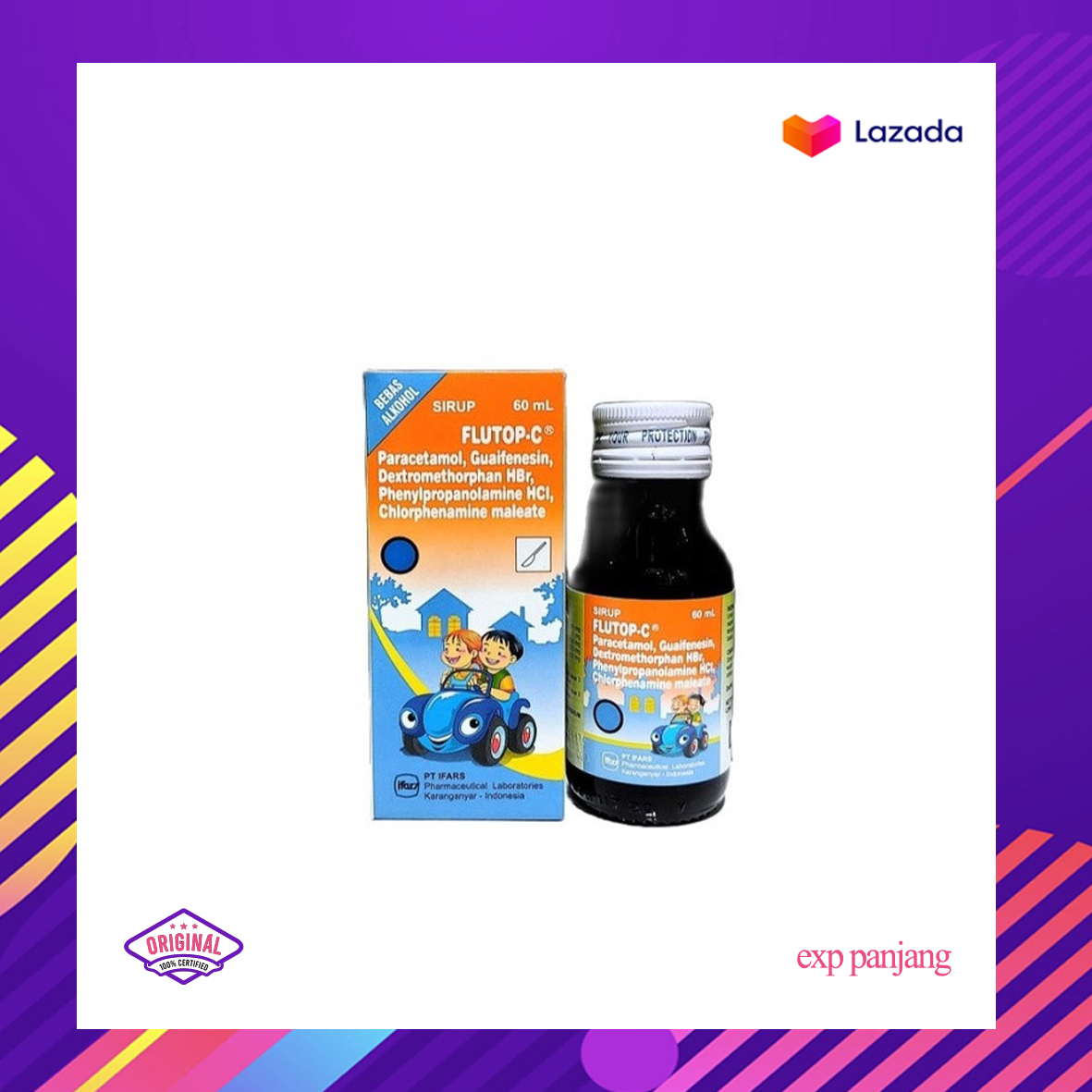 Flutop C Sirup 60 ml | Lazada Indonesia