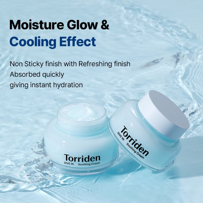 Torriden Dive In Low Molecular Hyaluronic Acid Soothing Cream 100ml ...