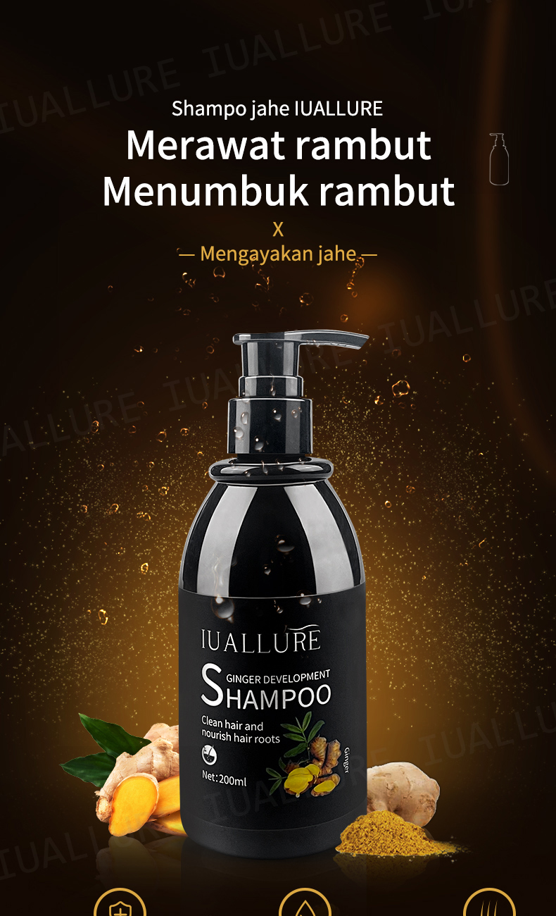 Shampo Jahe Sampo Anti Rambut Rontok Meningkatkan Pertumbuhan Rambut ...