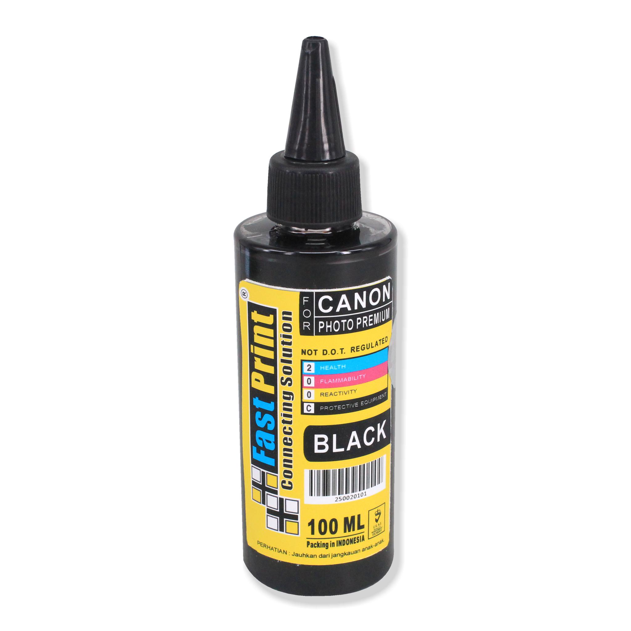 Fast Print Tinta Printer Canon Dye Based Ink Photo Premium 100ML ...