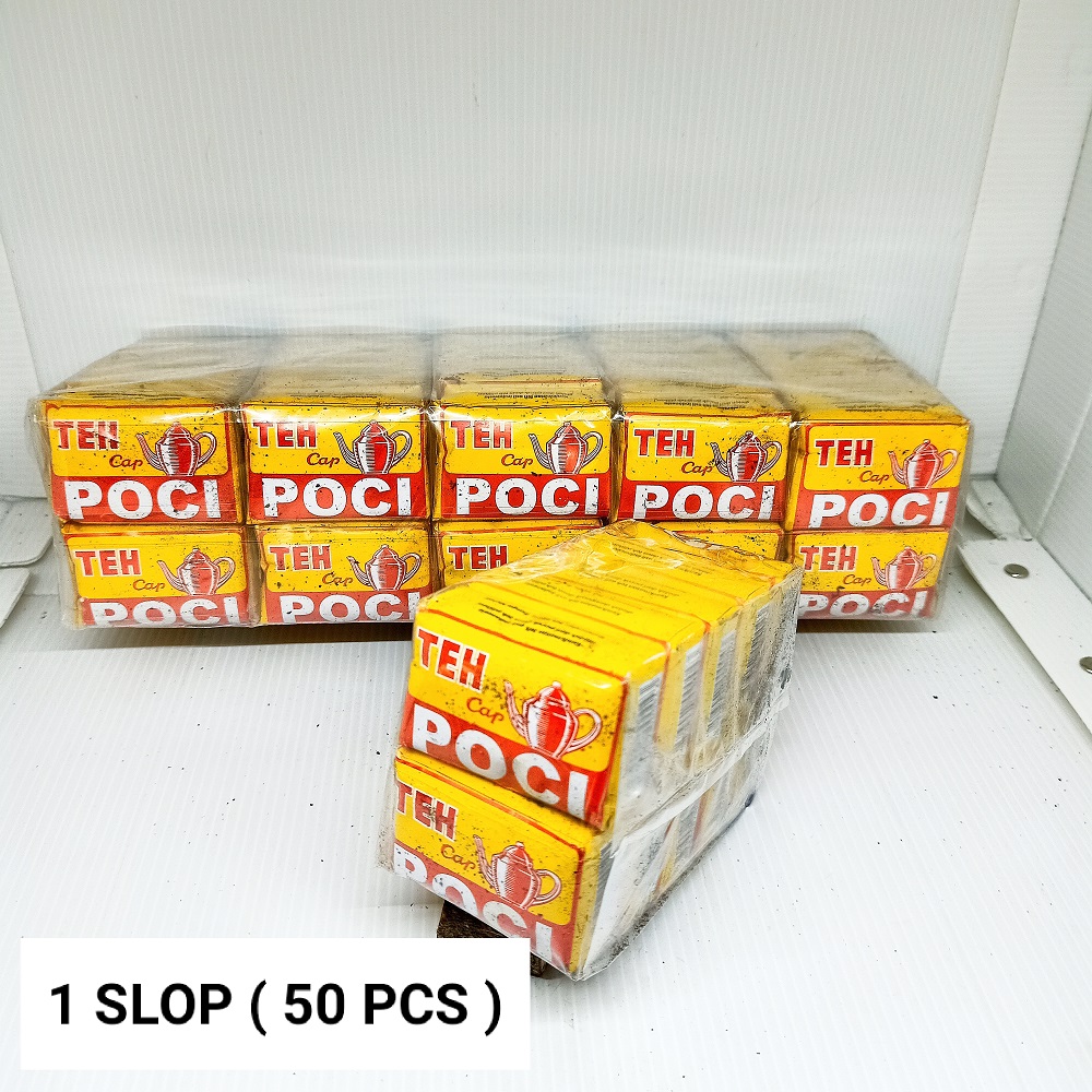 TEH POCI KUNING 1 SLOP ISI 50 BUNGKUS | Lazada Indonesia