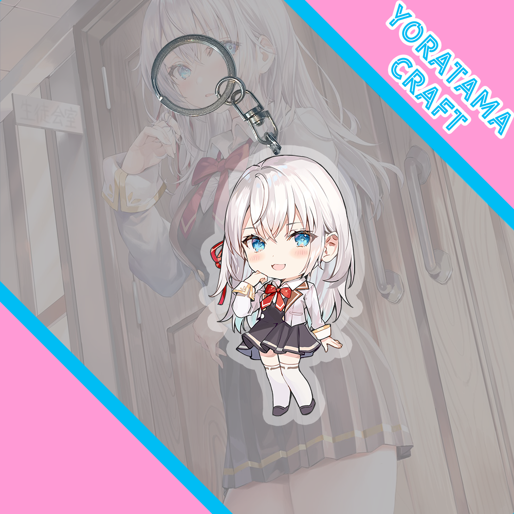 Gantungan Kunci Alya Alisa Kujou Roshidere, Keychain Anime Lucu ...