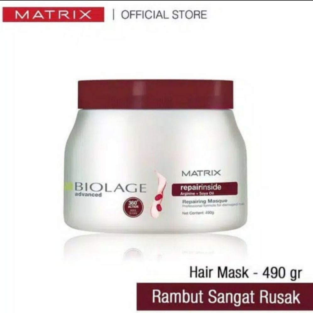 Matrix Biolage Repairinside Mask 490 gr / Masker Rambut Matrix Biolage ...